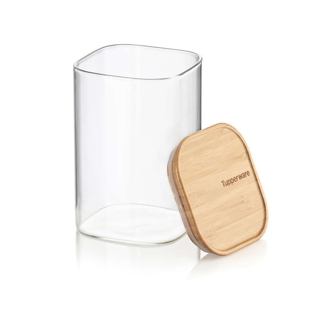Tupperware Bamboo Glass Storage 1,1 l - Lastore Tupperware