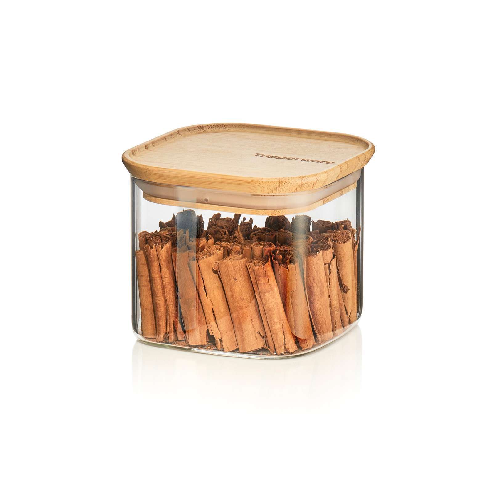 Tupperware Bamboo Glass Storage 550 ml - Lastore Tupperware