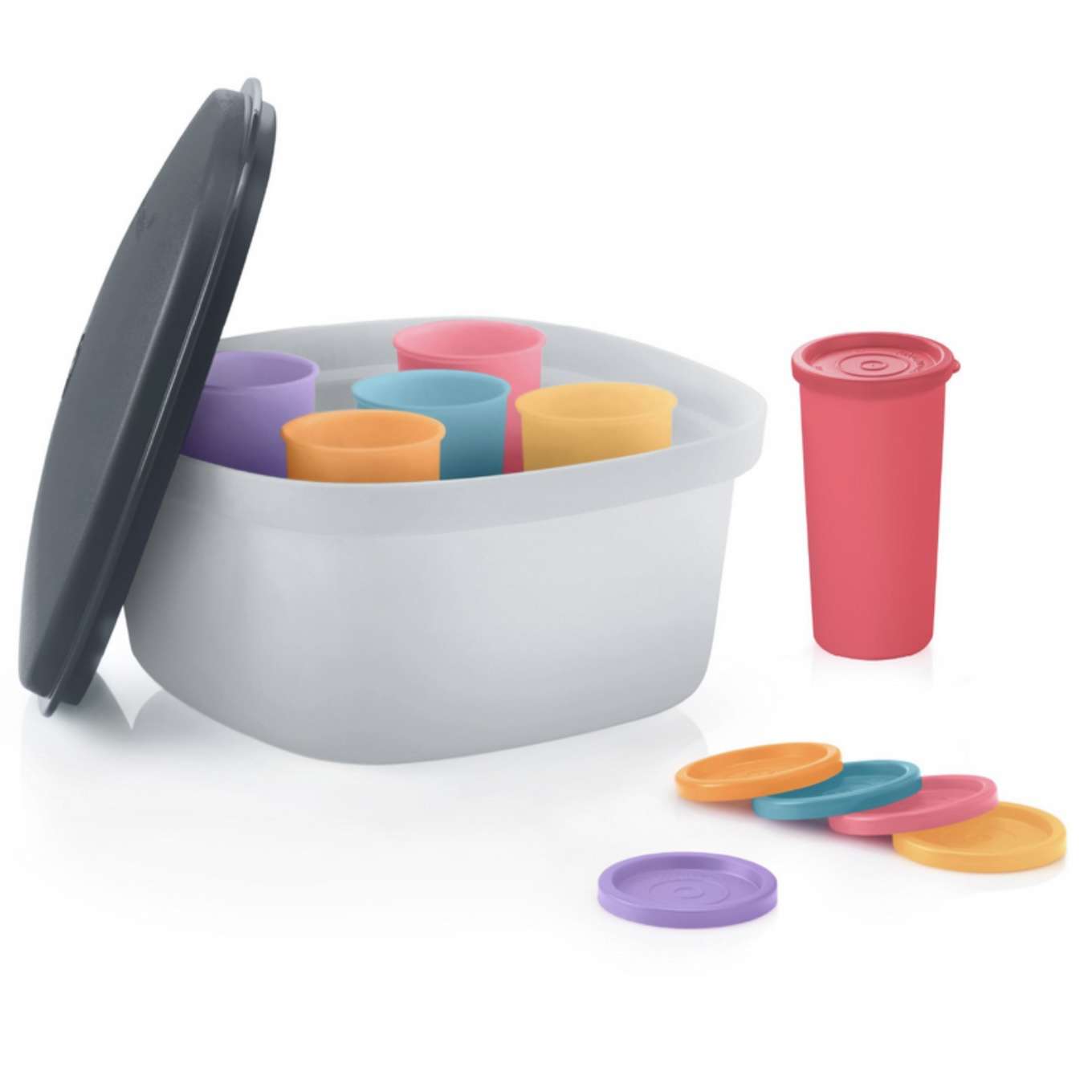 Tupperware 6 Yoghurtbekers 170 ml - Lastore Tupperware