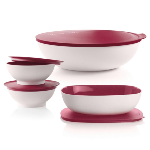 Tupperware Allegra Kommen set 4-delig - Lastore Tupperware